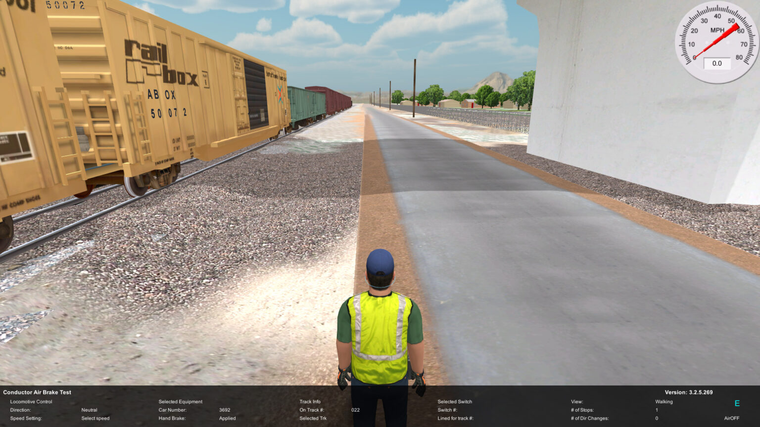 PST Simulation for Locomotive Engineers, PTC Training and Yard Workers